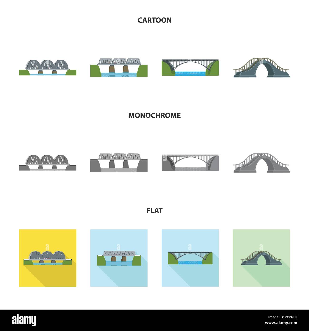 Vector design of connection and design symbol. Collection of connection ...