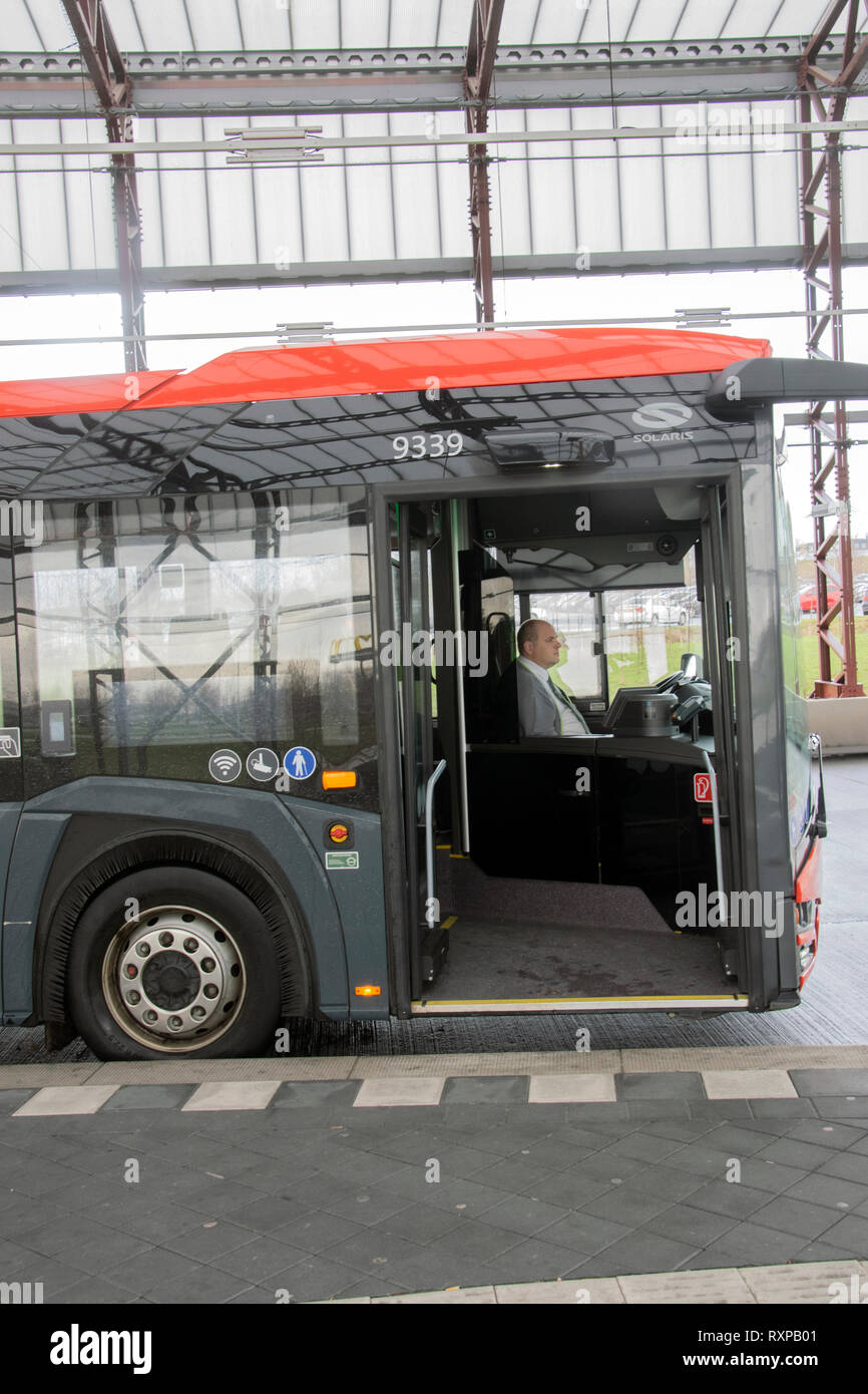 R-NET Bus At Schiphol The Netherlands 2019 Stock Photo - Alamy