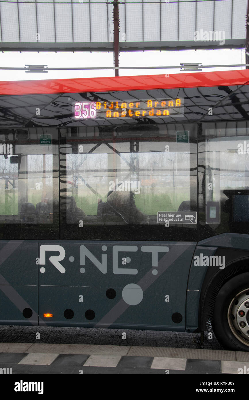 R-NET Bus At Schiphol The Netherlands 2019 Stock Photo - Alamy