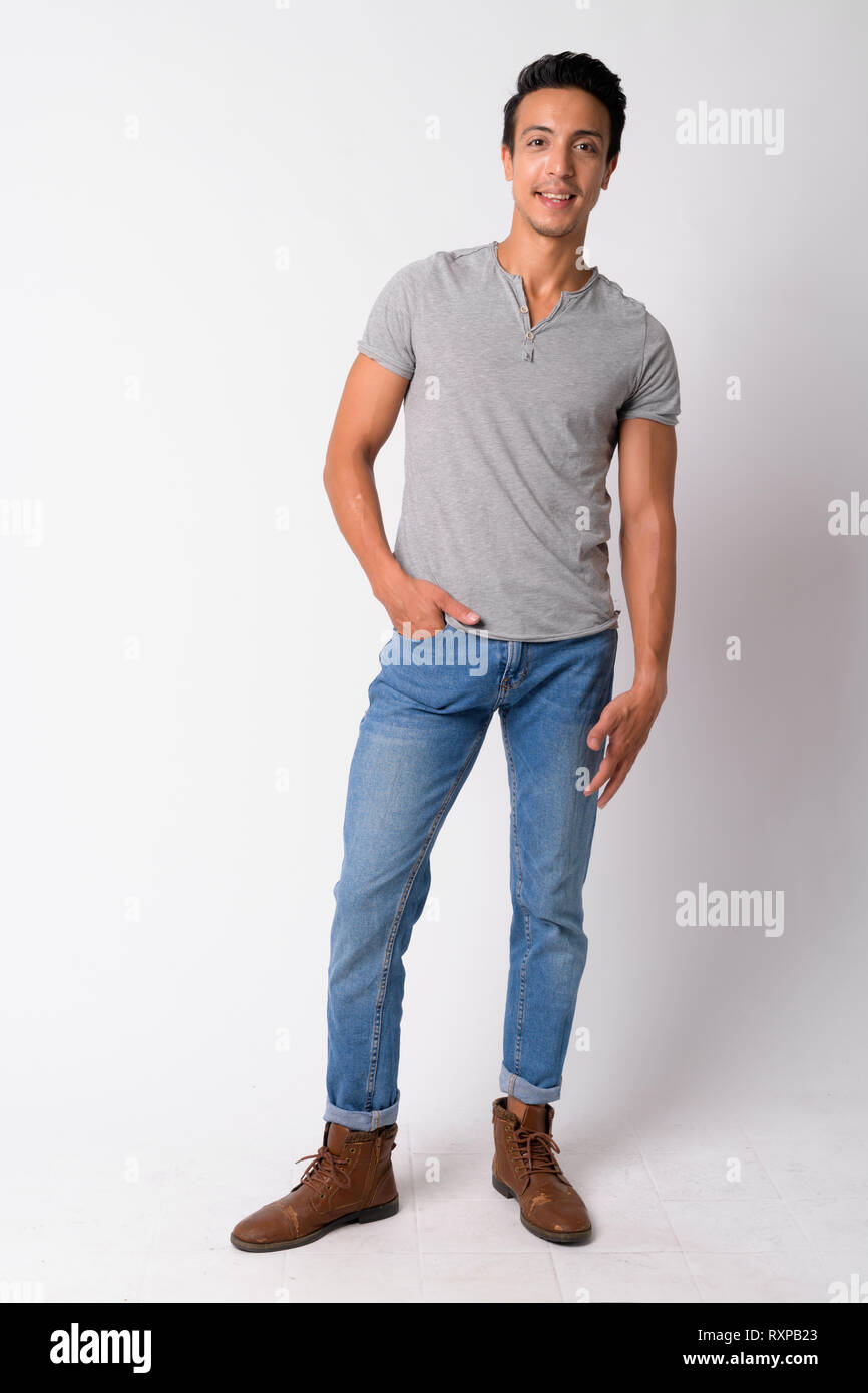 Latino male portrait 30s full body hi-res stock photography and images ...