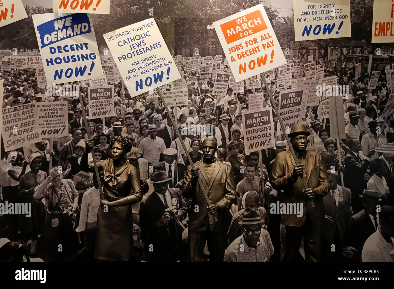 National Civil rights museum Memphis Tennessee Stock Photo - Alamy