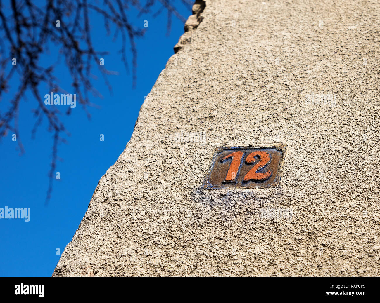 12 number plate hi-res stock photography and images - Alamy