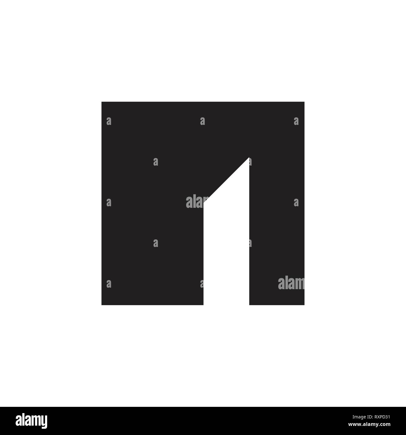 abstract door night design logo vector Stock Vector Image & Art - Alamy