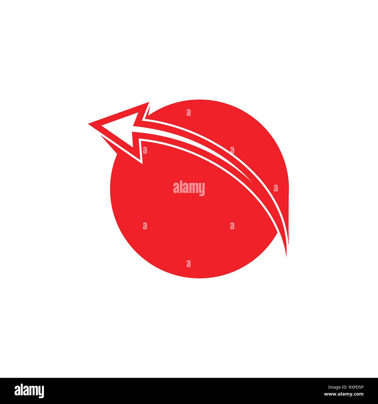 swoosh arrow global marketing logo vector Stock Vector Image & Art - Alamy