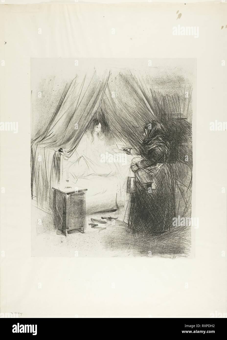 Breakfast (vertical plate). Jean Louis Forain; French, 1852-1931. Date ...