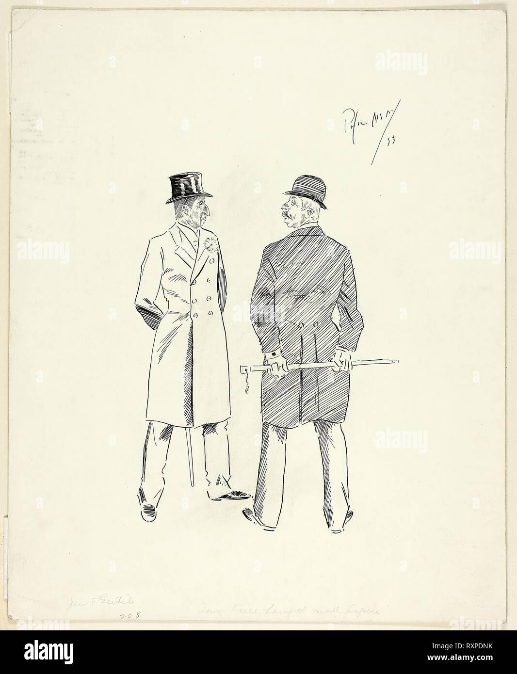 English gentlemen drawings hi-res stock photography and images - Alamy