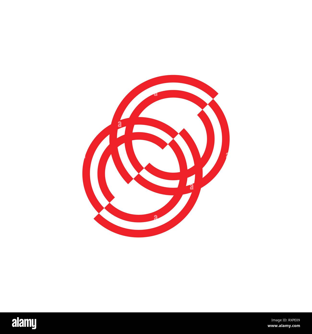 Simple infinity thin line Stock Vector Images - Alamy