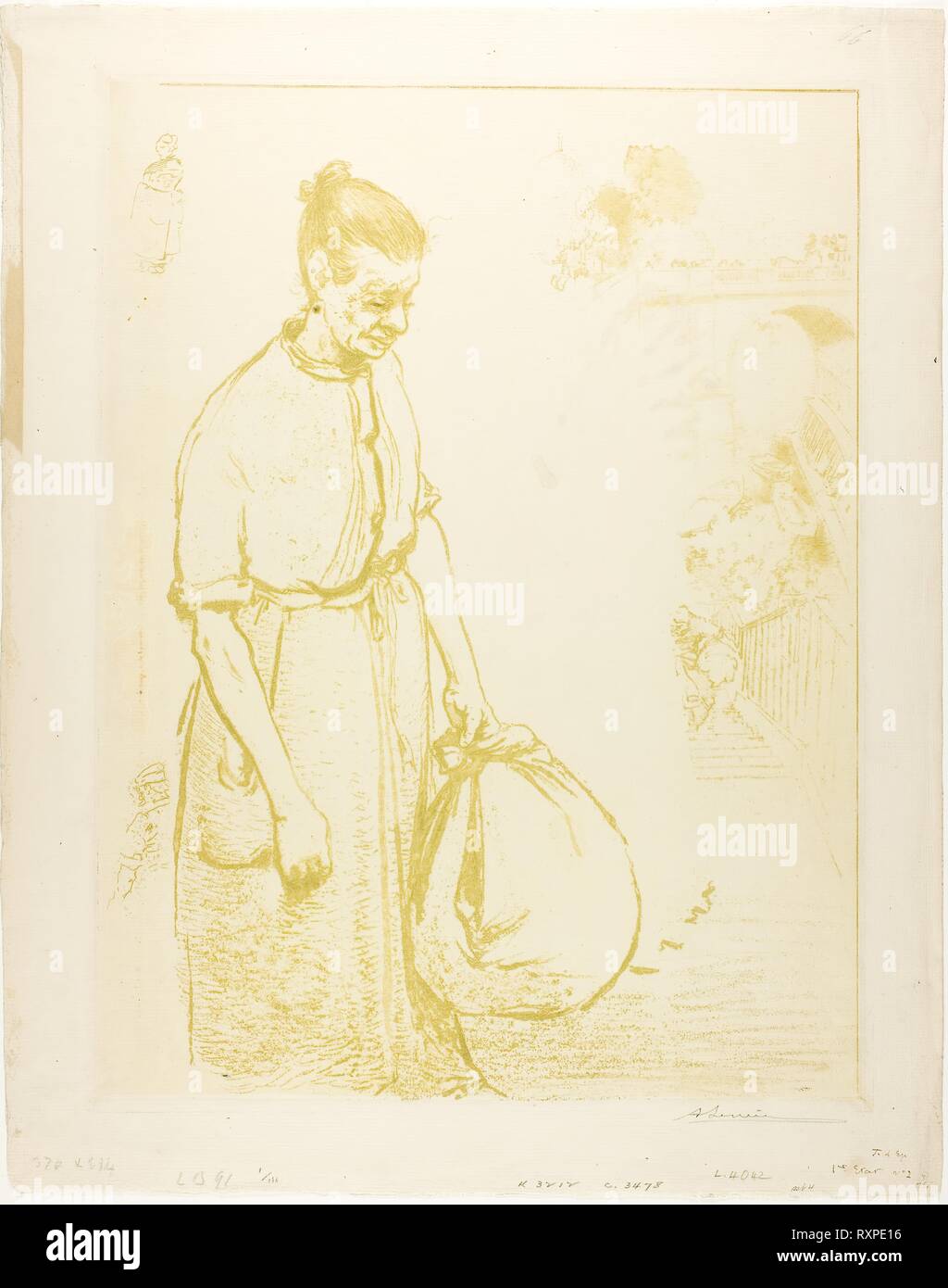 The Laundresses. Louis Auguste Lepère; French, 1849-1918. Date: 1894 ...