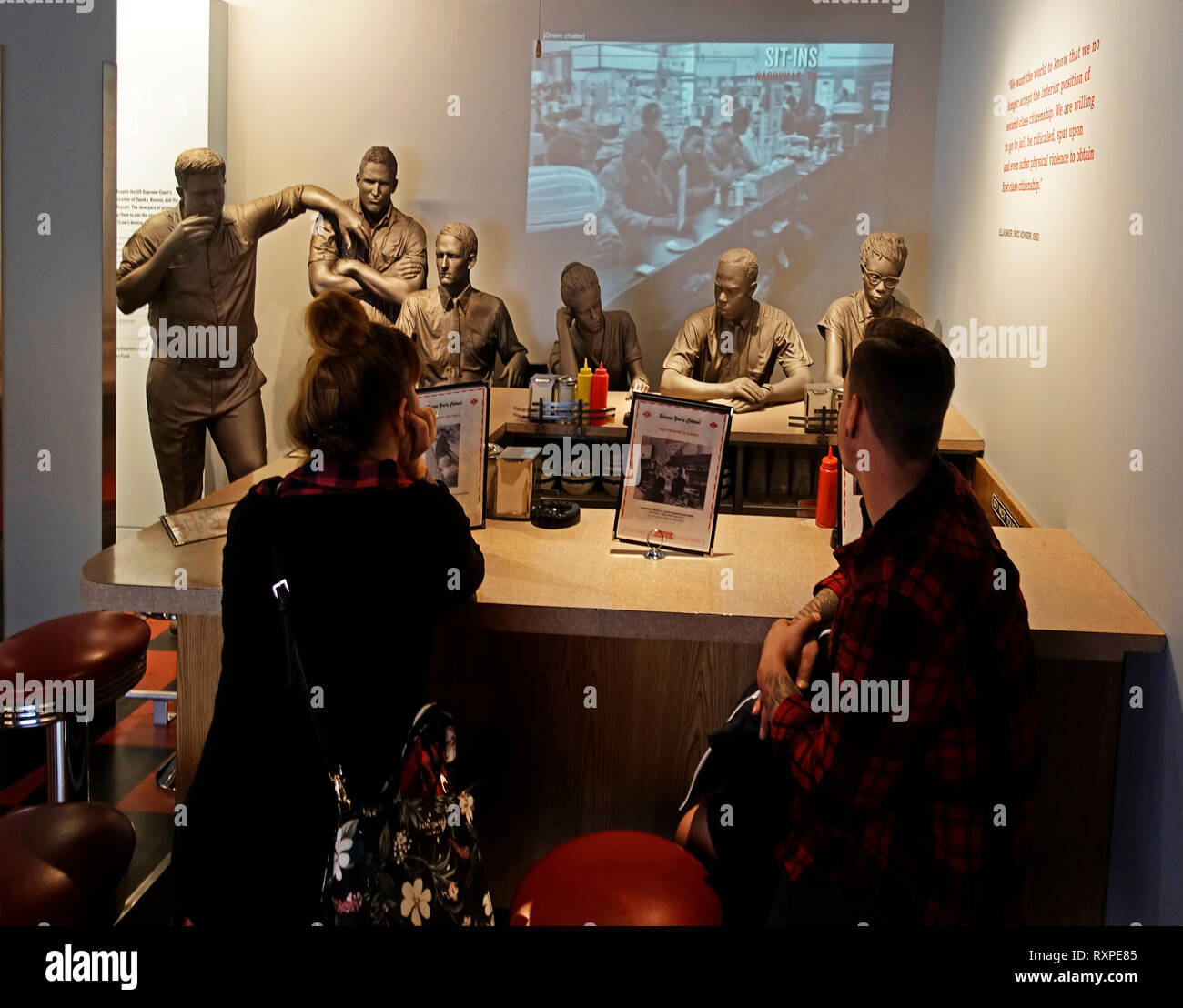 National Civil rights museum Memphis Tennessee Stock Photo - Alamy