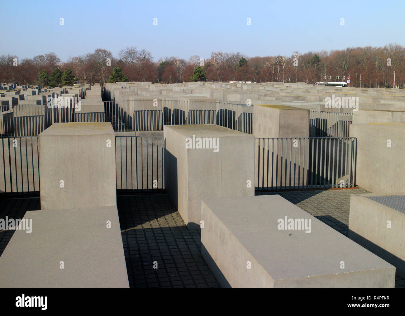 Berlin Holocaust memorial to the murdered Jews of World War two made of ...