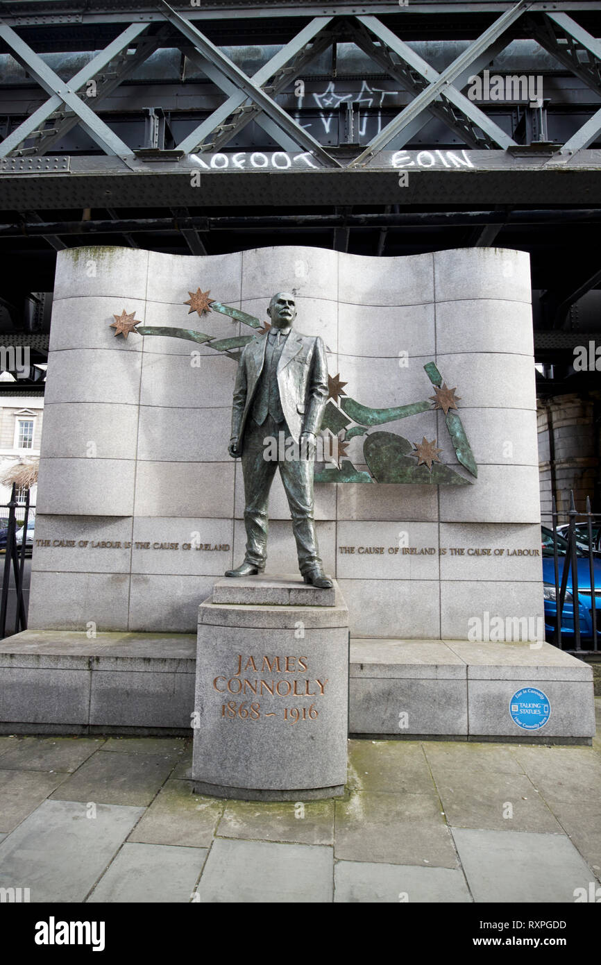 Dublin ireland statue james connolly hi-res stock photography and ...