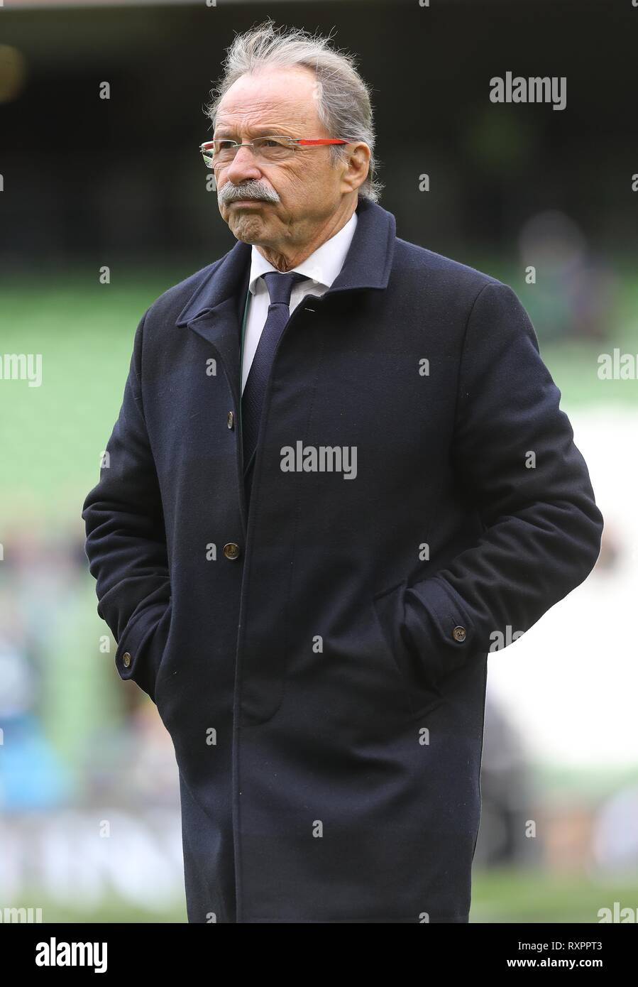 France Coach Jacques Brunel pictured at the Guinness Six Nations match ...