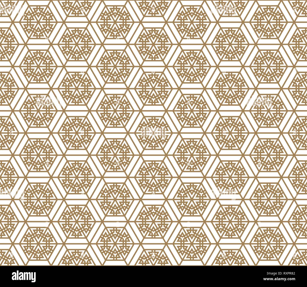 Japanese seamless pattern in style Kumiko.For template,fabric,shoji ...