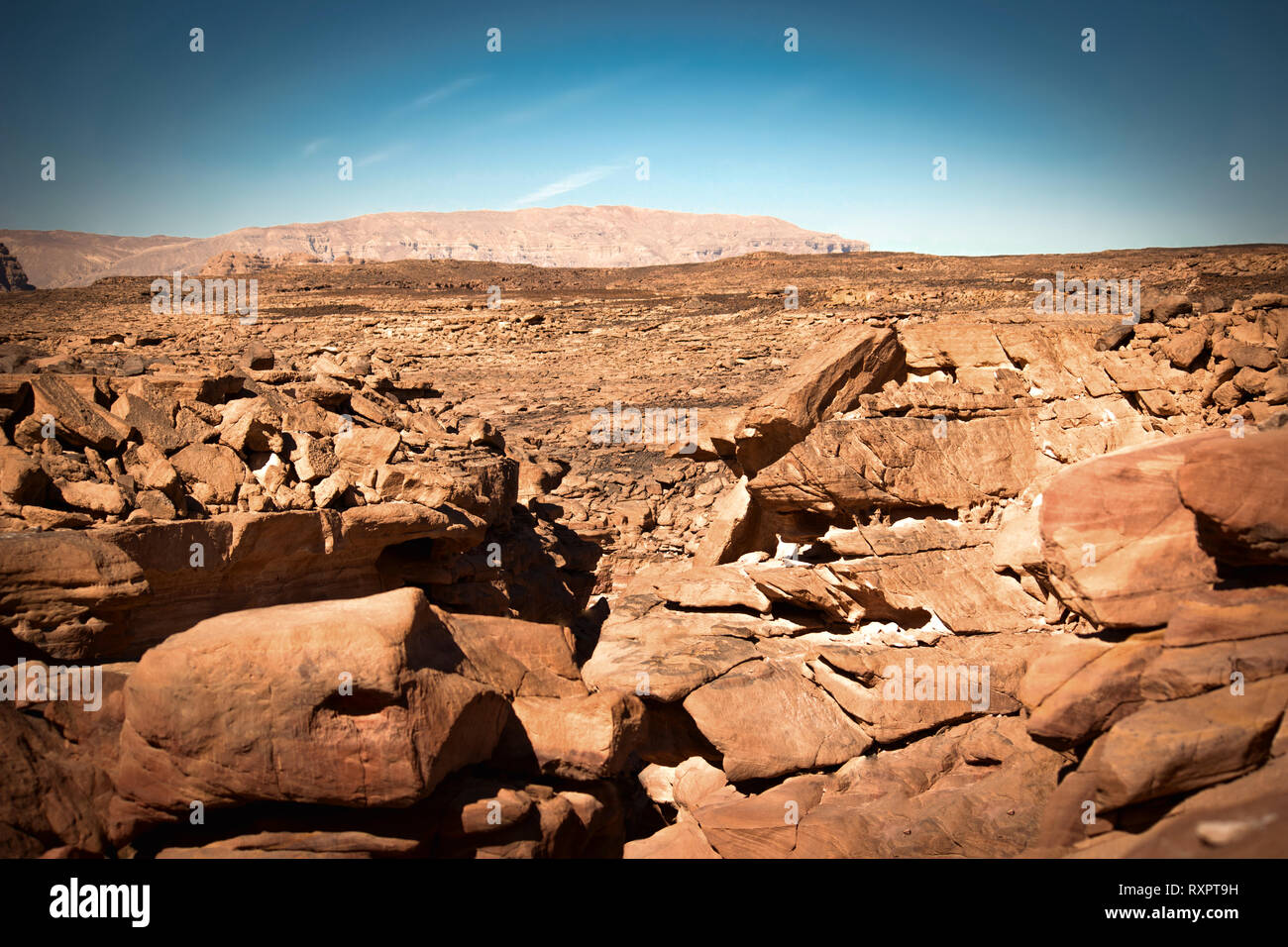 Top view of the colored canyon. Excursion to the color canyon on the ...