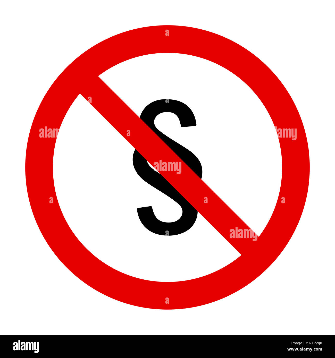 Paragraph and prohibition sign Stock Photo - Alamy