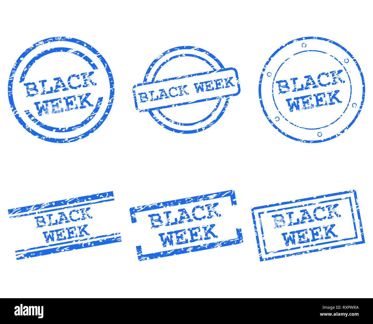 Black week Cut Out Stock Images & Pictures - Alamy