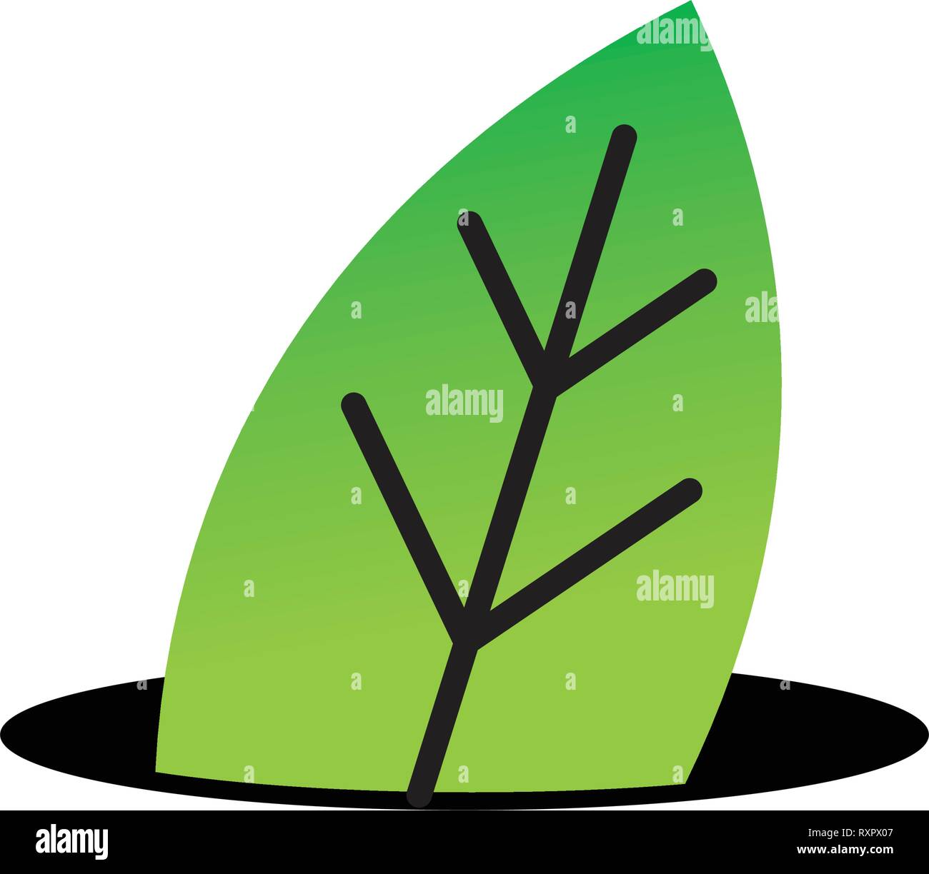 Leaf Logo Design Vector Template Set Stock Vector Image & Art - Alamy