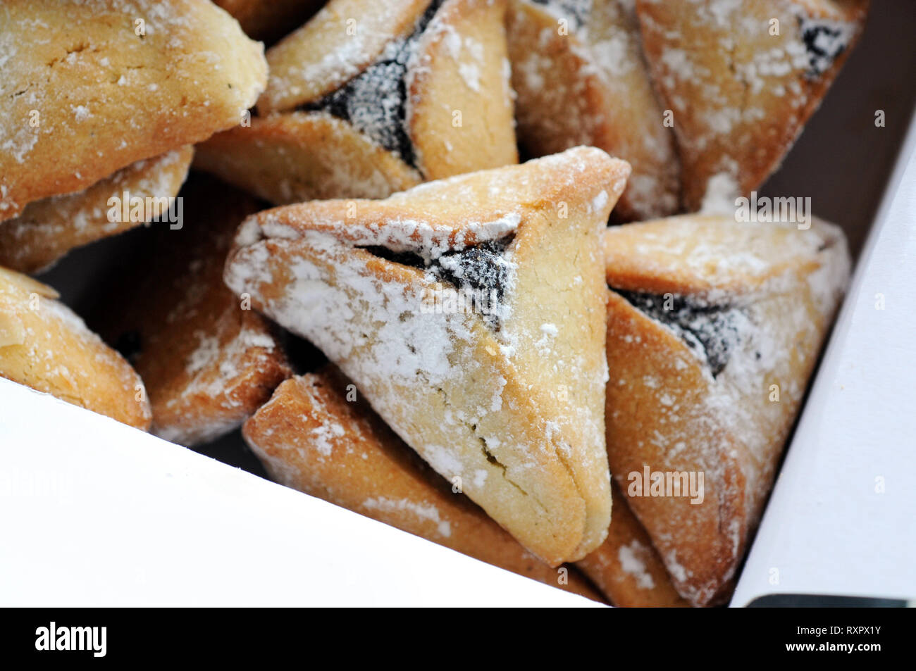 Purim pastry hamantaschen hi-res stock photography and images - Alamy