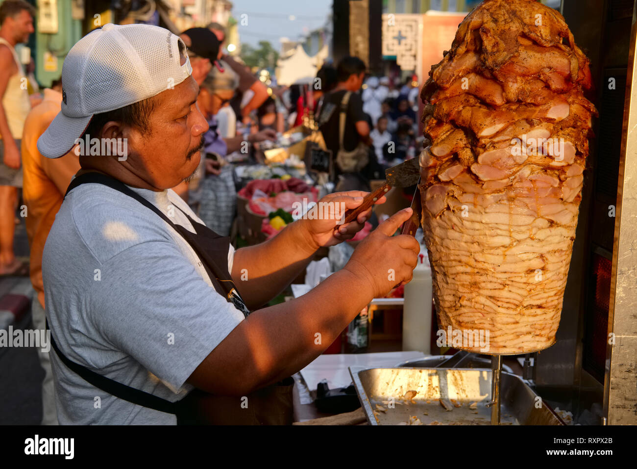 Thailand kebab vendor hi-res stock photography and images - Alamy