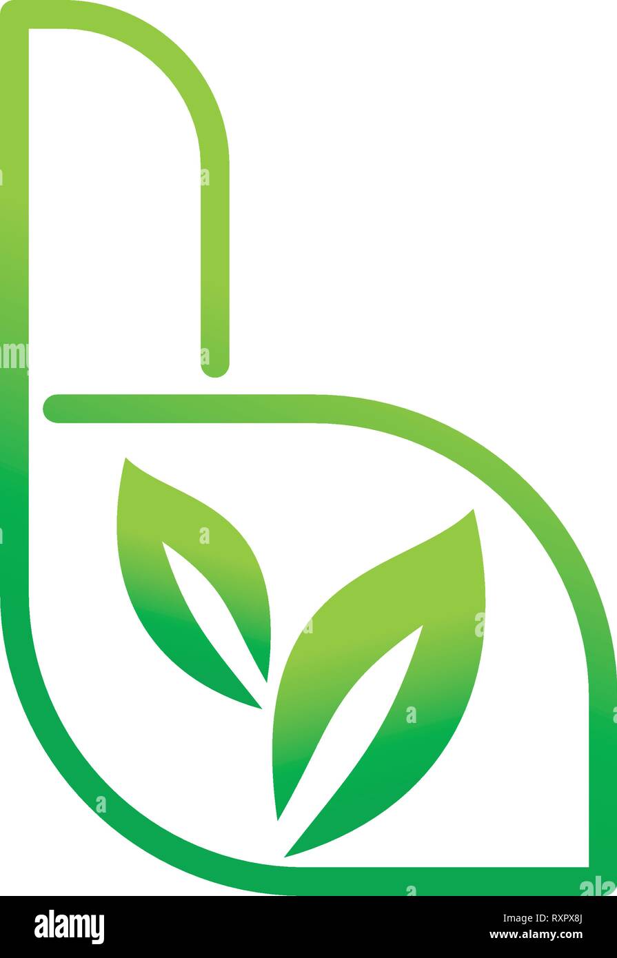 Leaf Logo Design Vector Template Set Stock Vector Image & Art - Alamy