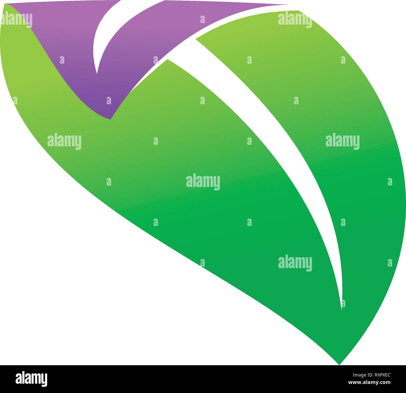 Leaf Logo Design Vector Template Set Stock Vector Image & Art - Alamy