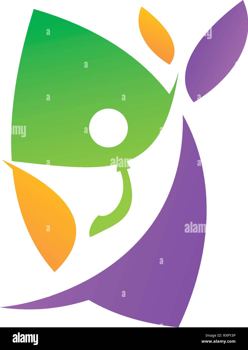 Leaf Logo Design Vector Template Set Stock Vector Image & Art - Alamy