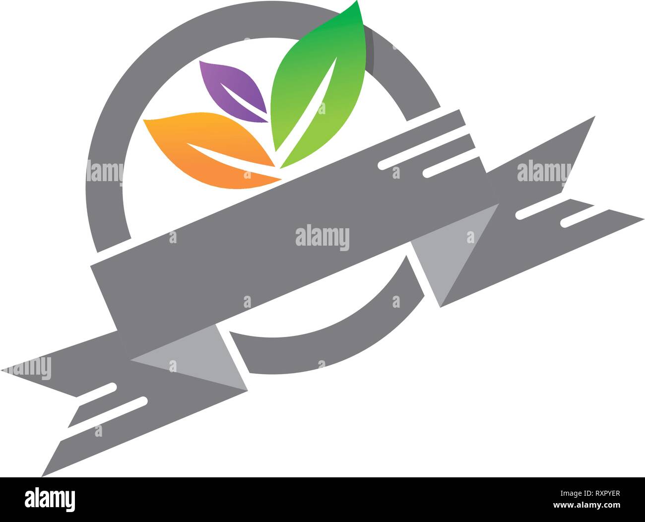 Leaf Logo Design Vector Template Set Stock Vector Image & Art - Alamy