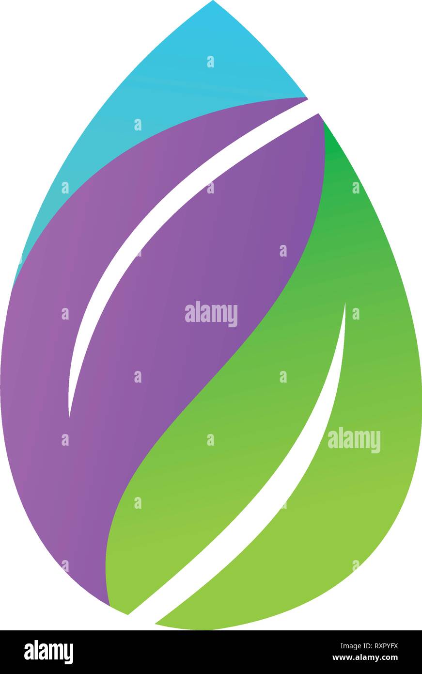 Leaf Logo Design Vector Template Set Stock Vector Image & Art - Alamy