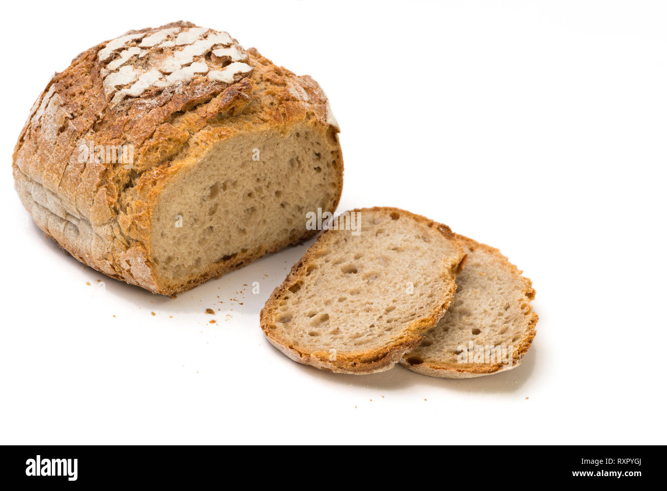 Home made fresh bread Cut Out Stock Images & Pictures - Alamy