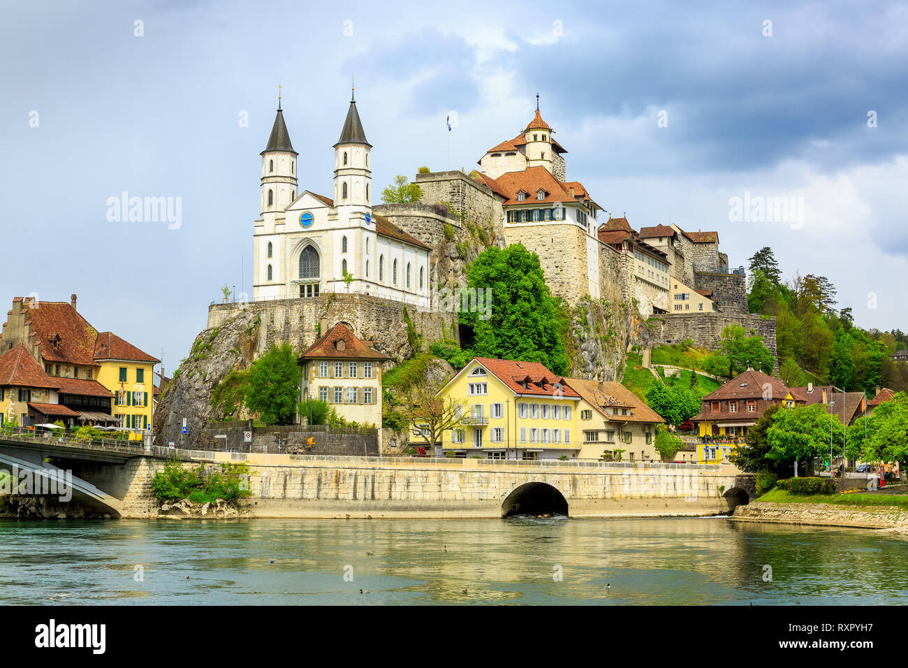 Aarburg old town in canton of Aargau, Switzerland Stock Photo - Alamy