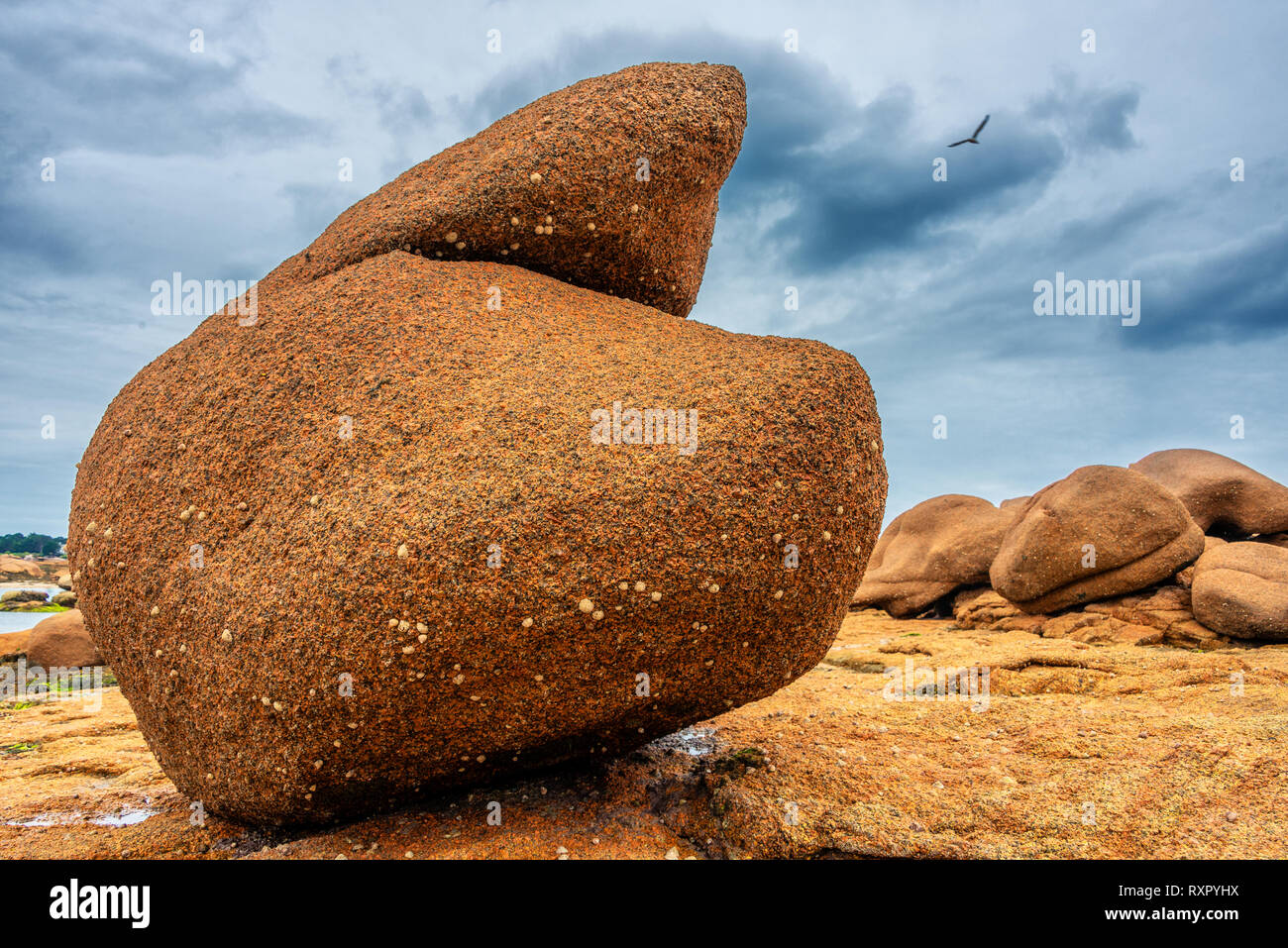 Amazing Rock Formations on the Cote Granit Rose in Brittany, France ...