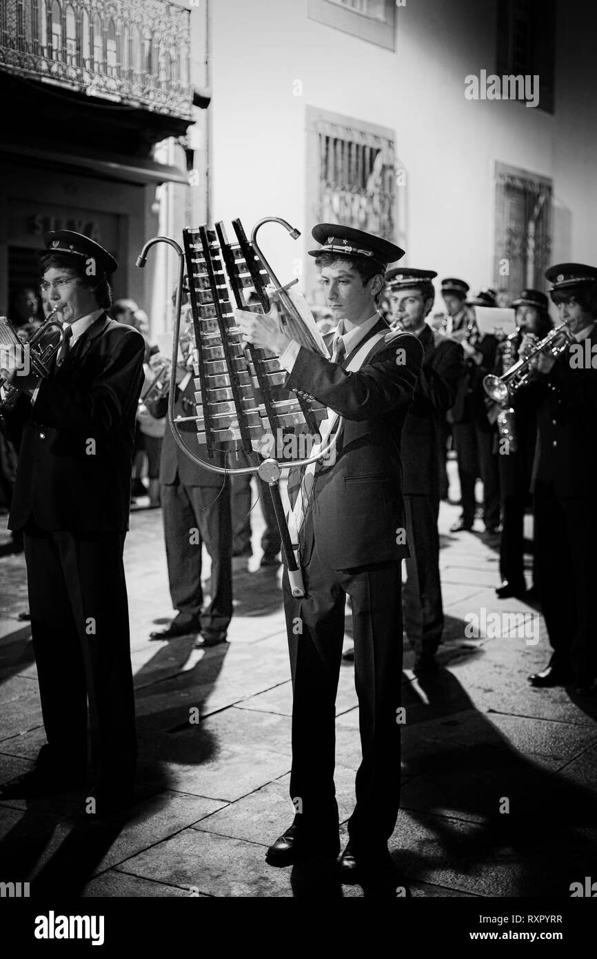 Holy week drum Black and White Stock Photos & Images - Alamy