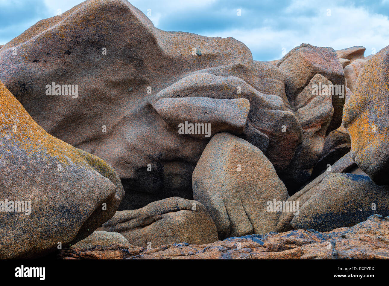Amazing Rock Formations on the Cote Granit Rose in Brittany, France ...
