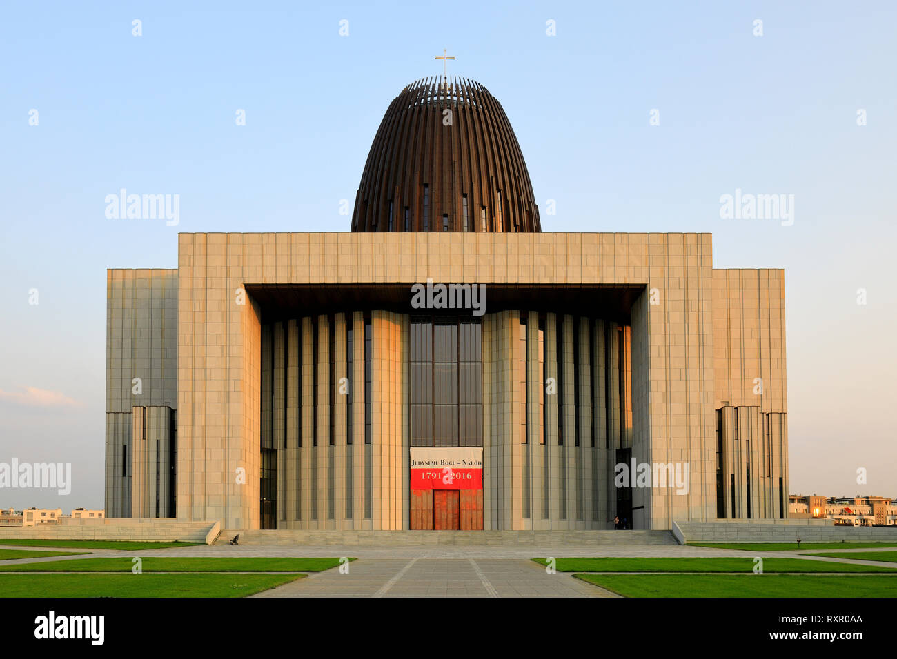 Warsaw, Mazovia / Poland - 2017/08/10: Modernistic Temple of Divine ...