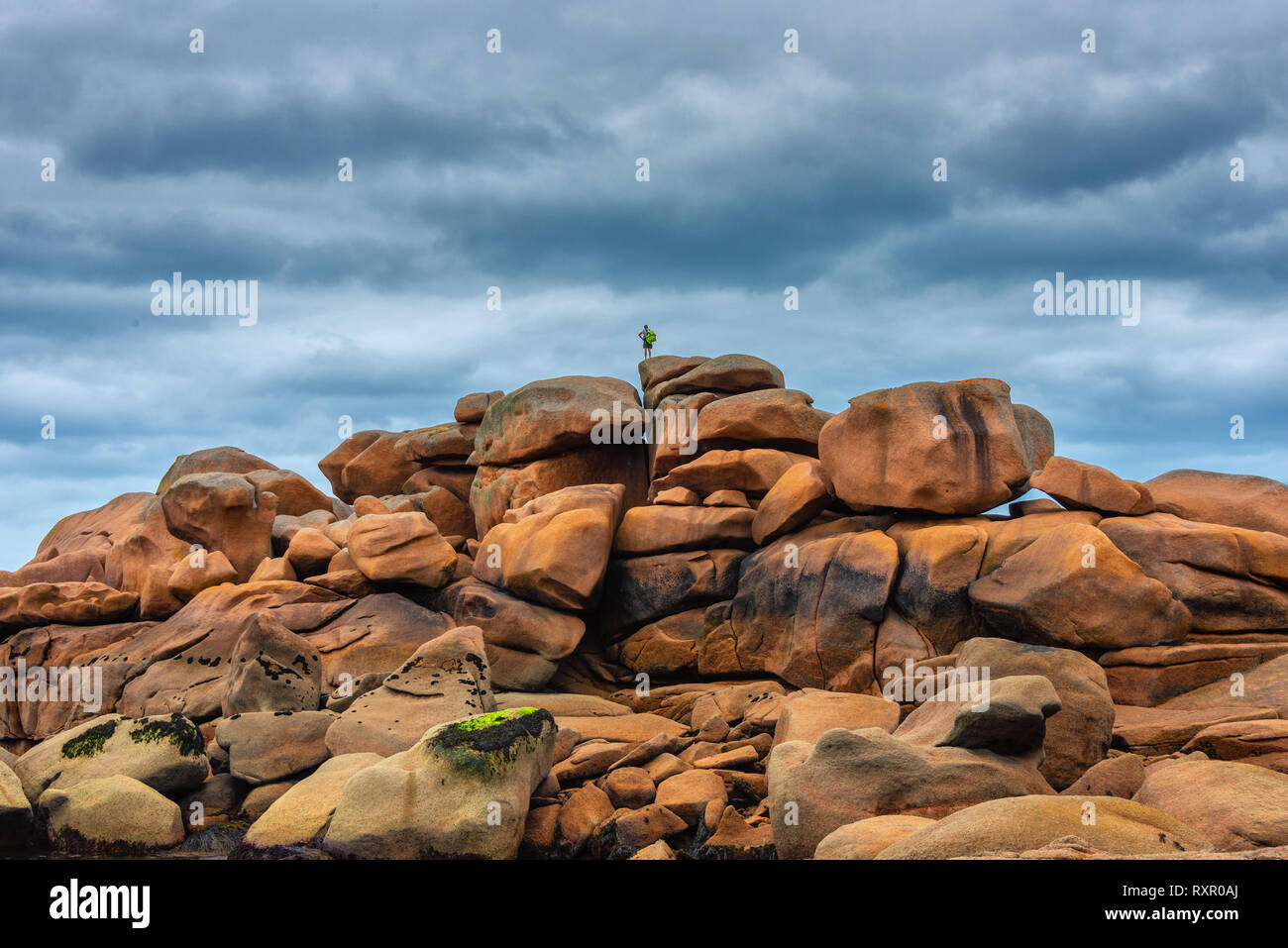 Amazing Rock Formations on the Cote Granit Rose in Brittany, France ...