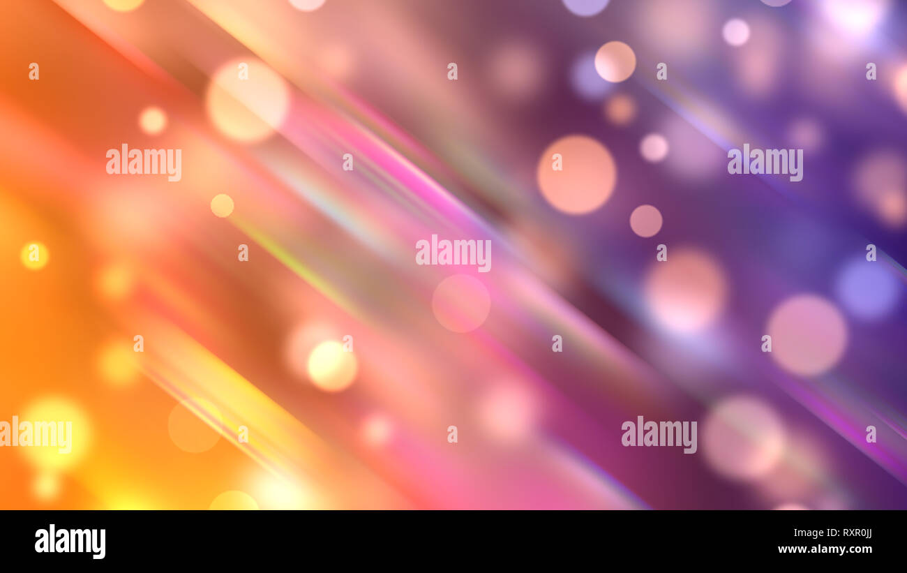 Abstract multicolored highlights background with light effect, bokeh ...