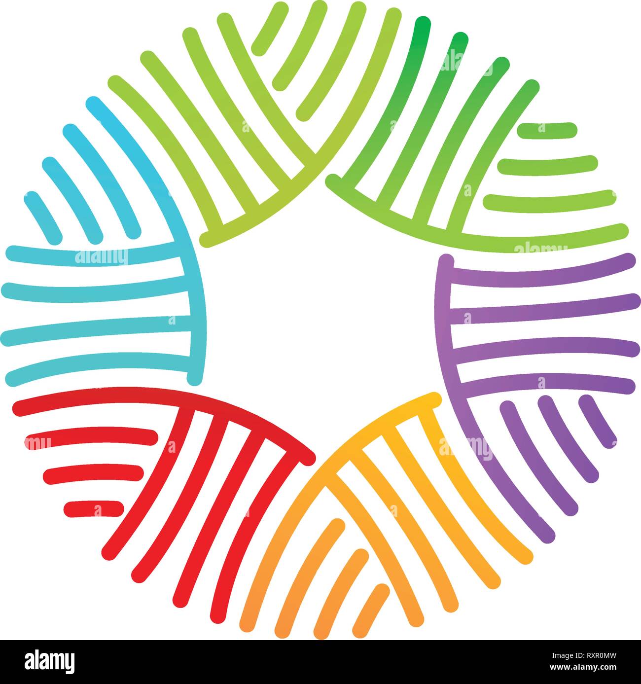 Leaf Logo Design Vector Template Set Stock Vector Image & Art - Alamy