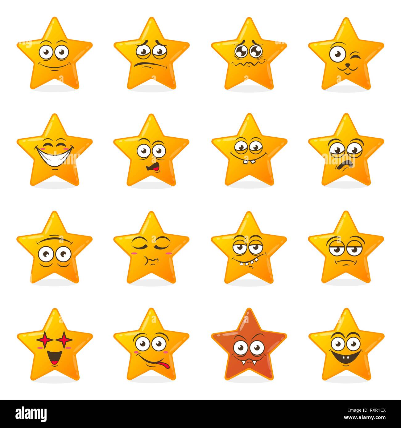 Happy symbol emotions icons vector illustration Stock Vector Image ...