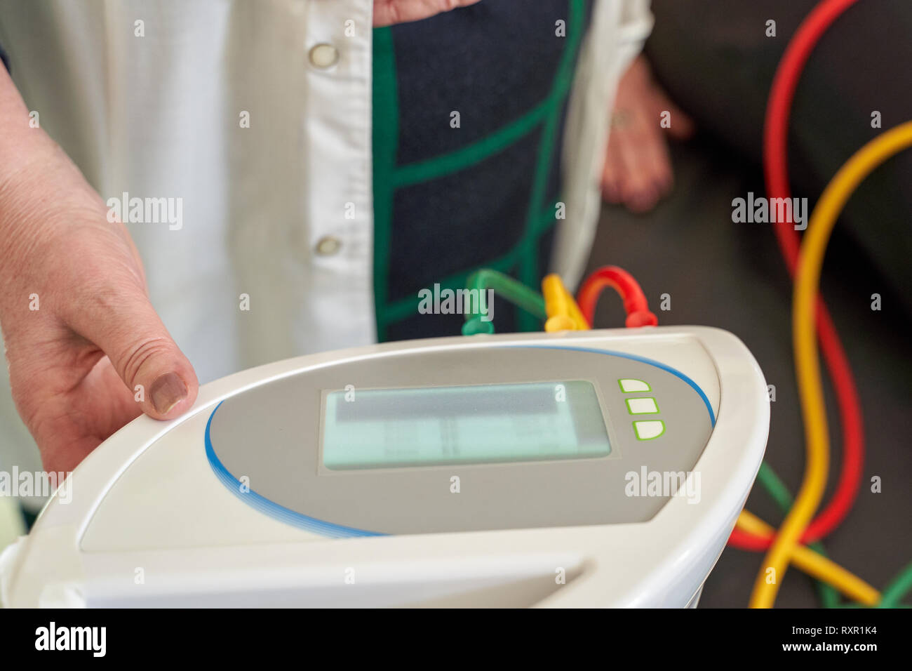 Peripheral artery disease measuring for patient ankle-brachial index ...