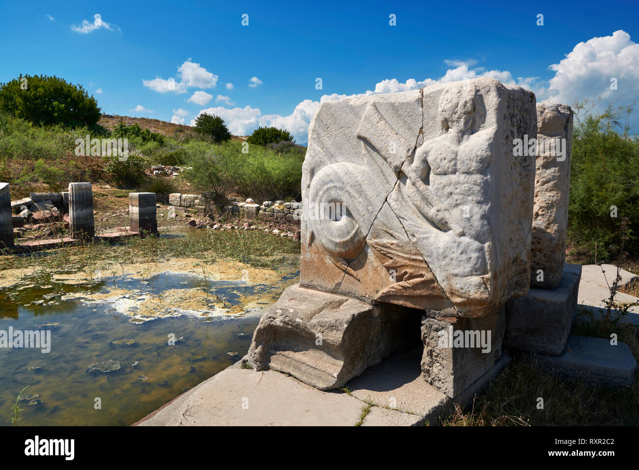 Roman Great Harbour Monument opened by the city of Miletus either in ...