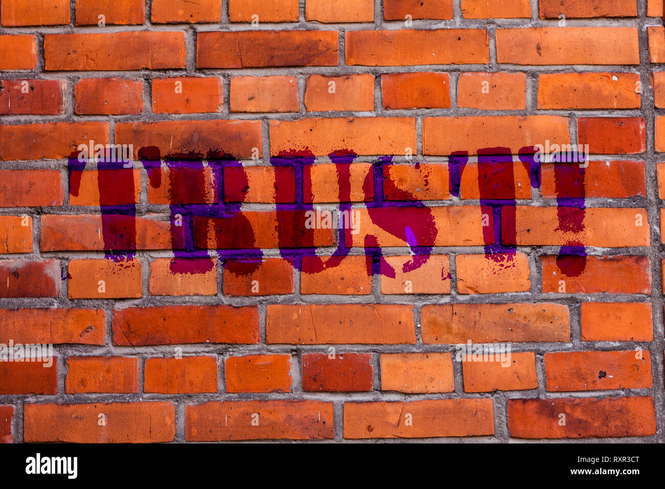 Respect graffiti sign hi-res stock photography and images - Alamy