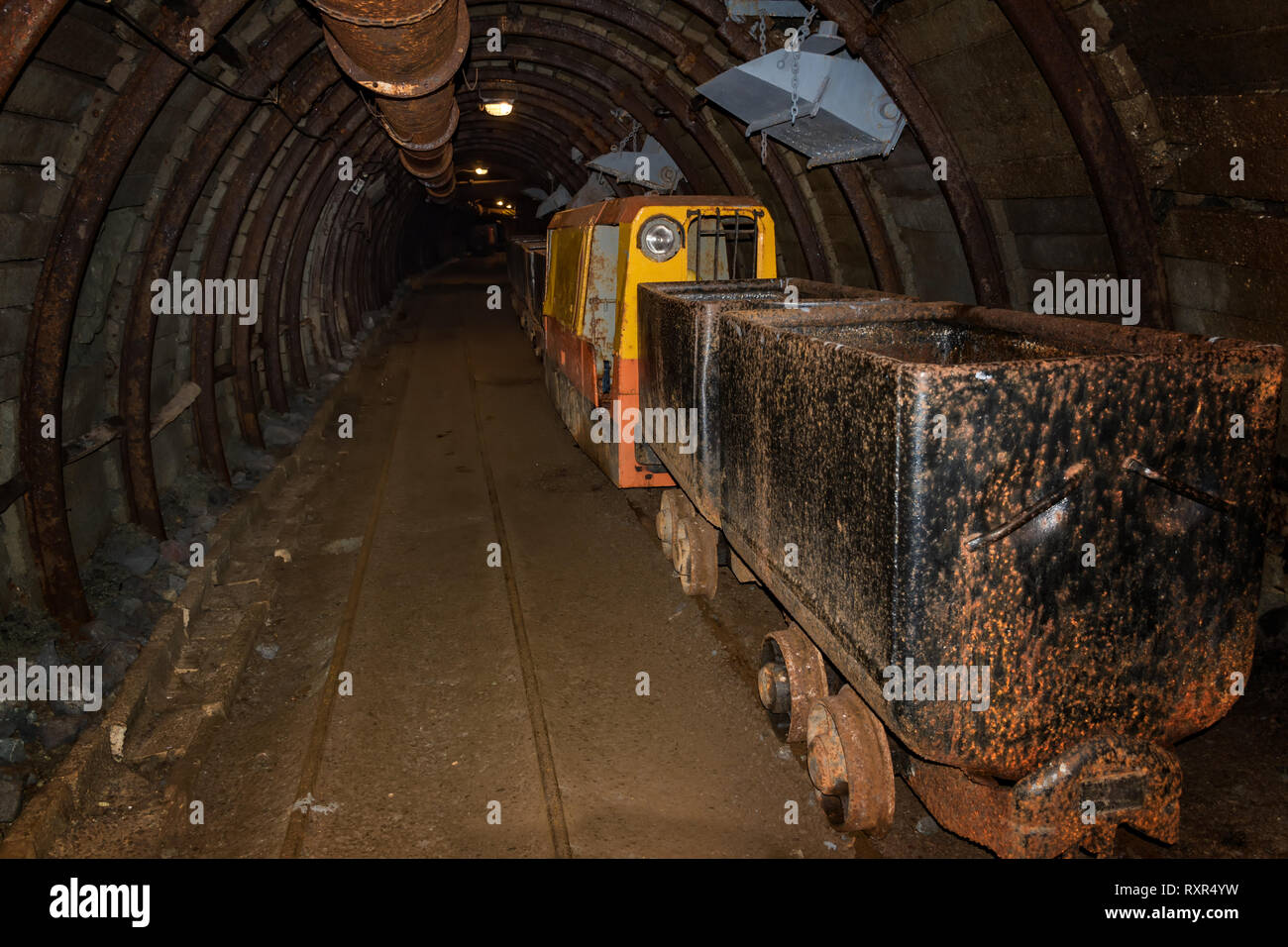 Mine train hi-res stock photography and images - Alamy