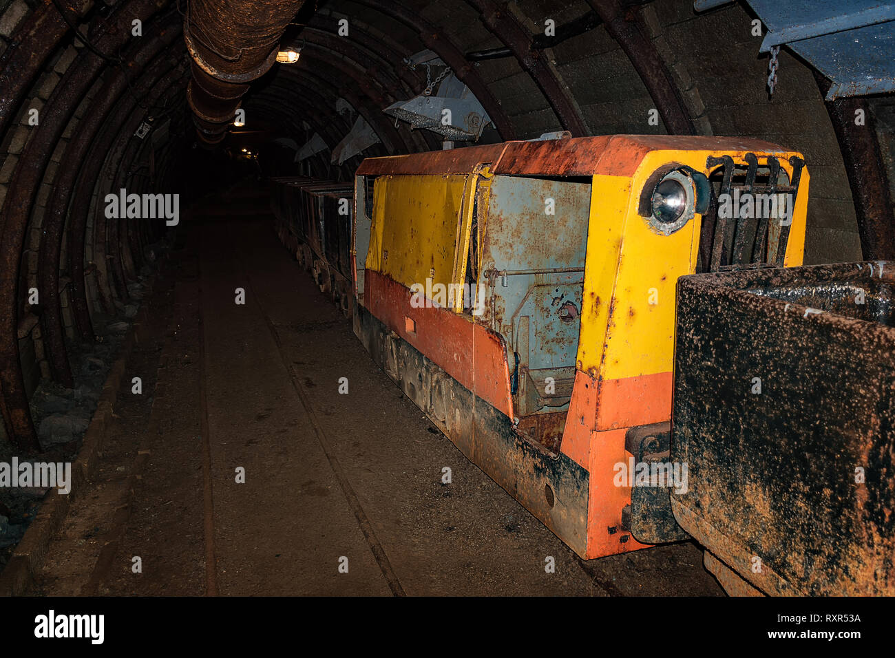 Mine train hi-res stock photography and images - Alamy