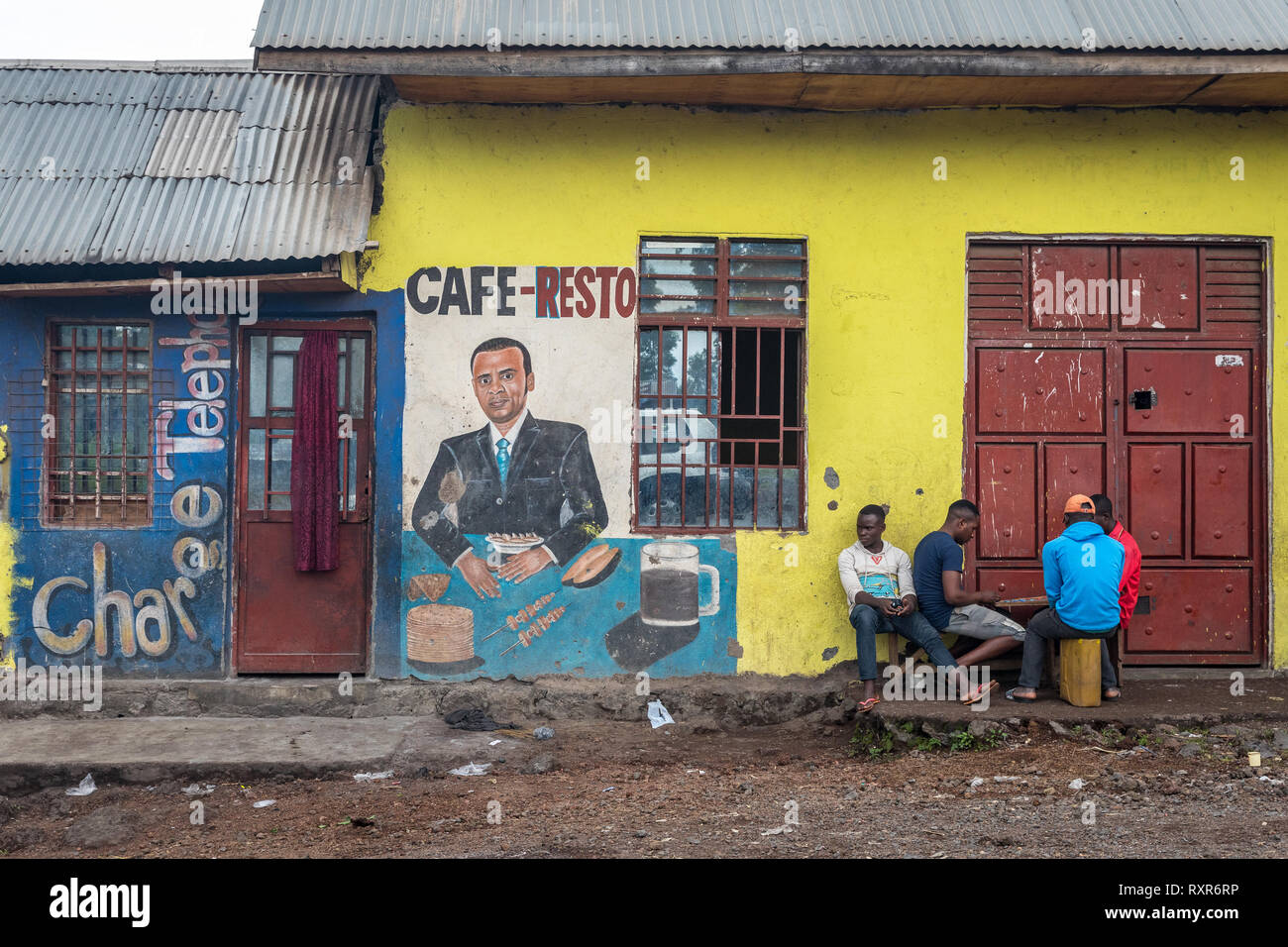 Democratic republic congo slum hi-res stock photography and images - Alamy