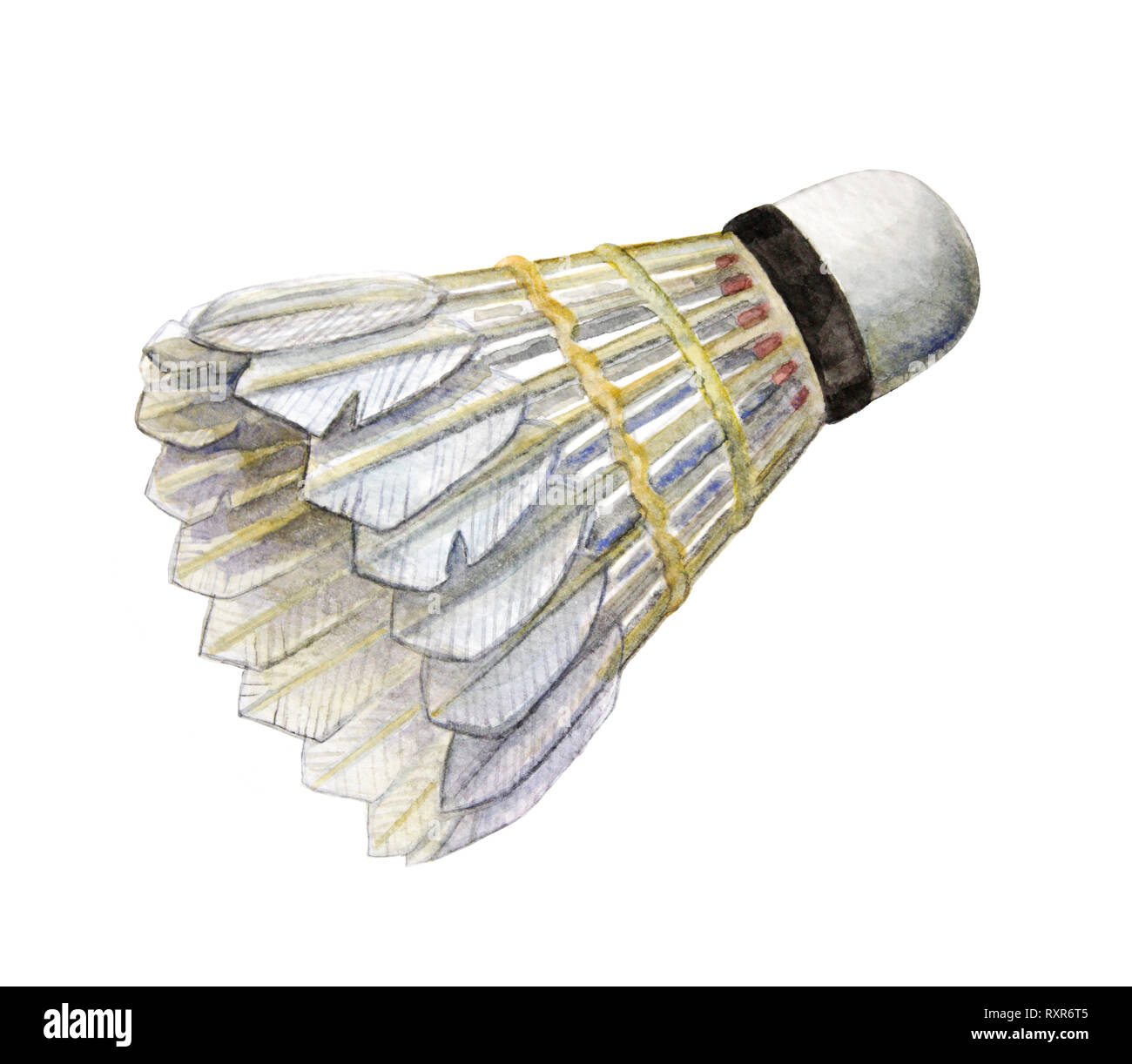 Badminton Shuttlecock Drawing