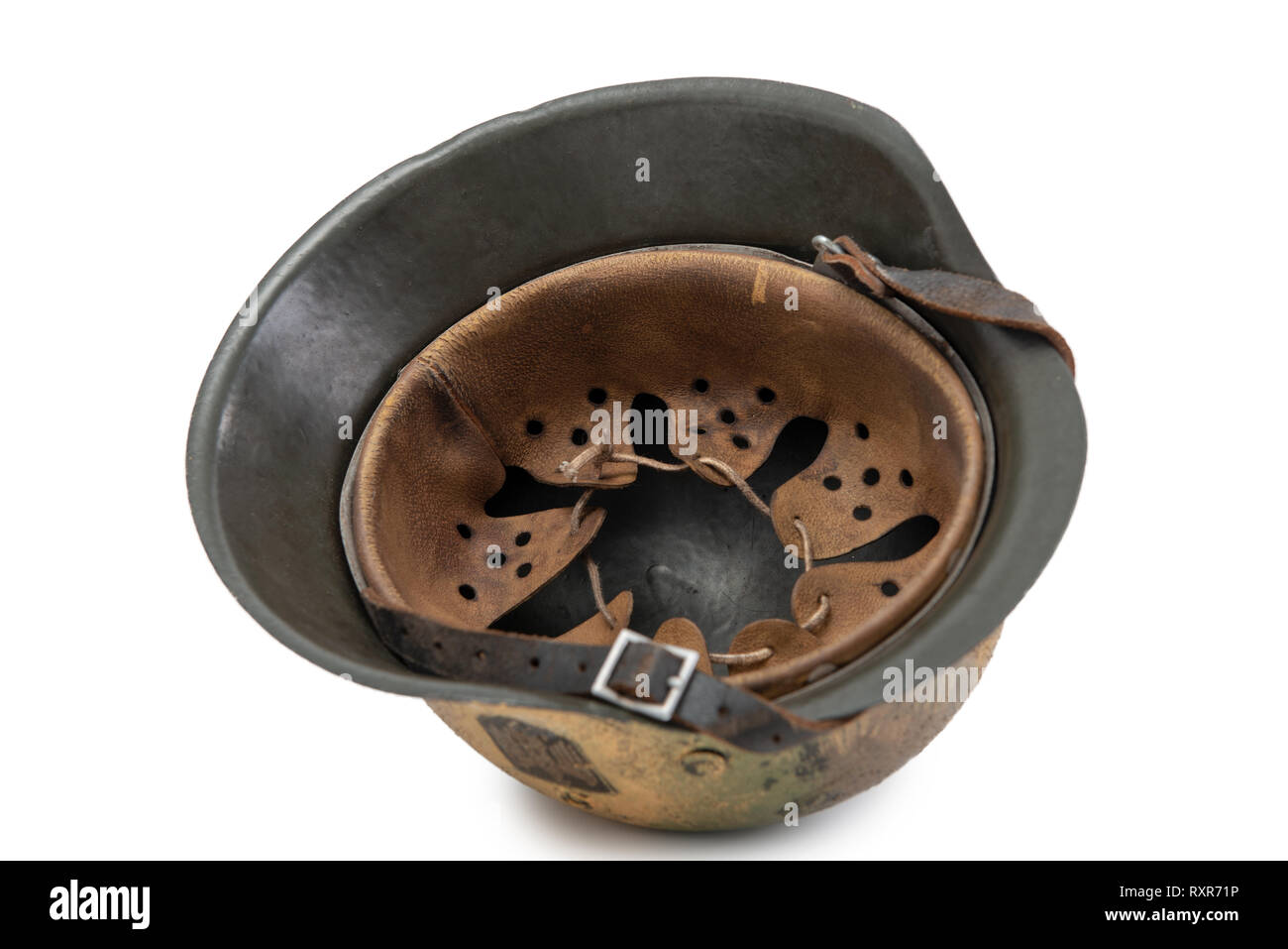 German World War Two (Stahlhelm M1942) military helmet, battle of ...