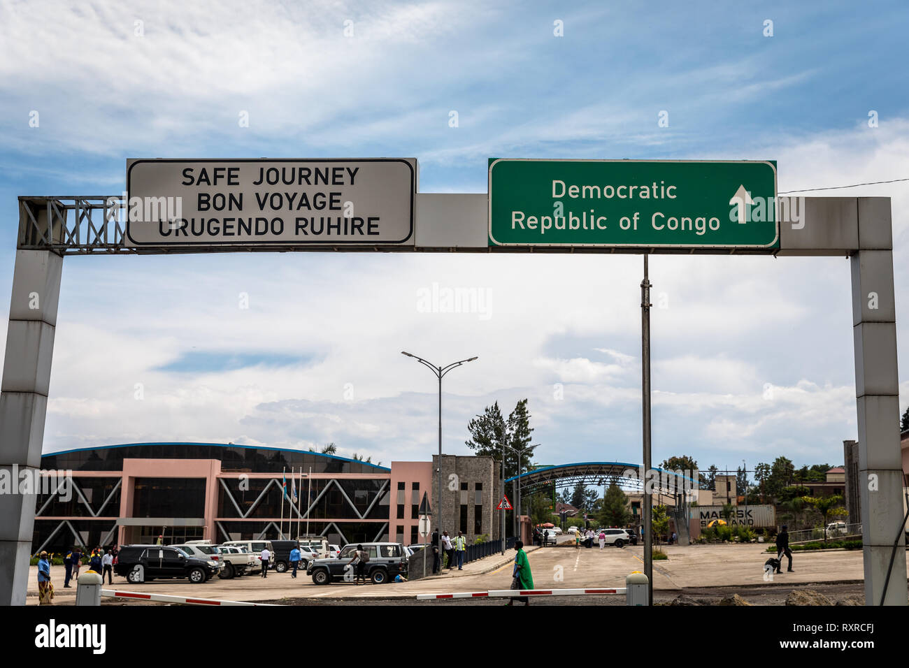 La Corniche border crossing between Rwanda and Democratic Republic of ...
