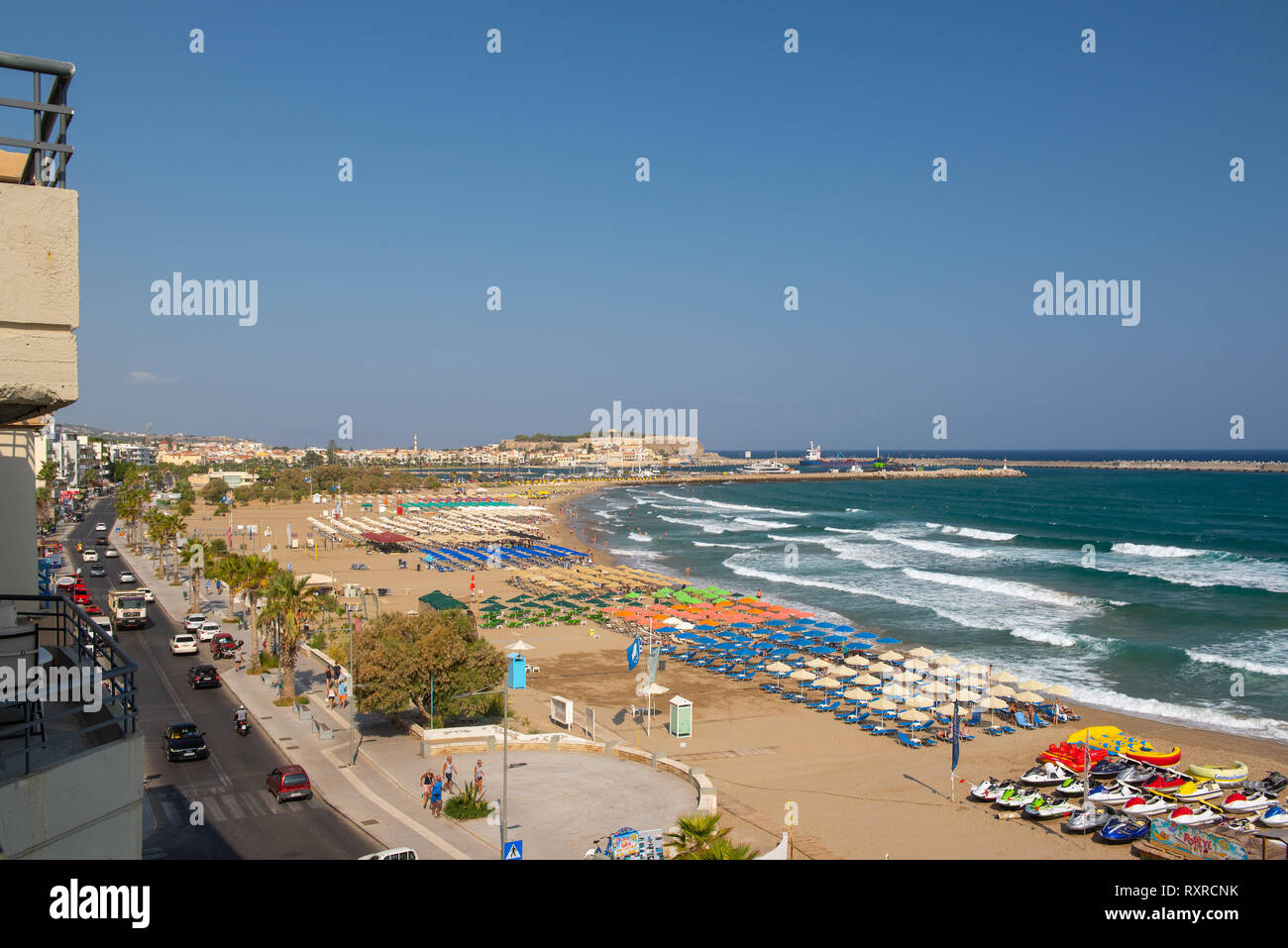 Greece beach sunbathing hi-res stock photography and images - Alamy