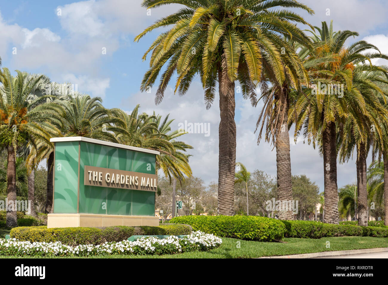 The Gardens Mall Stock Photo - Alamy