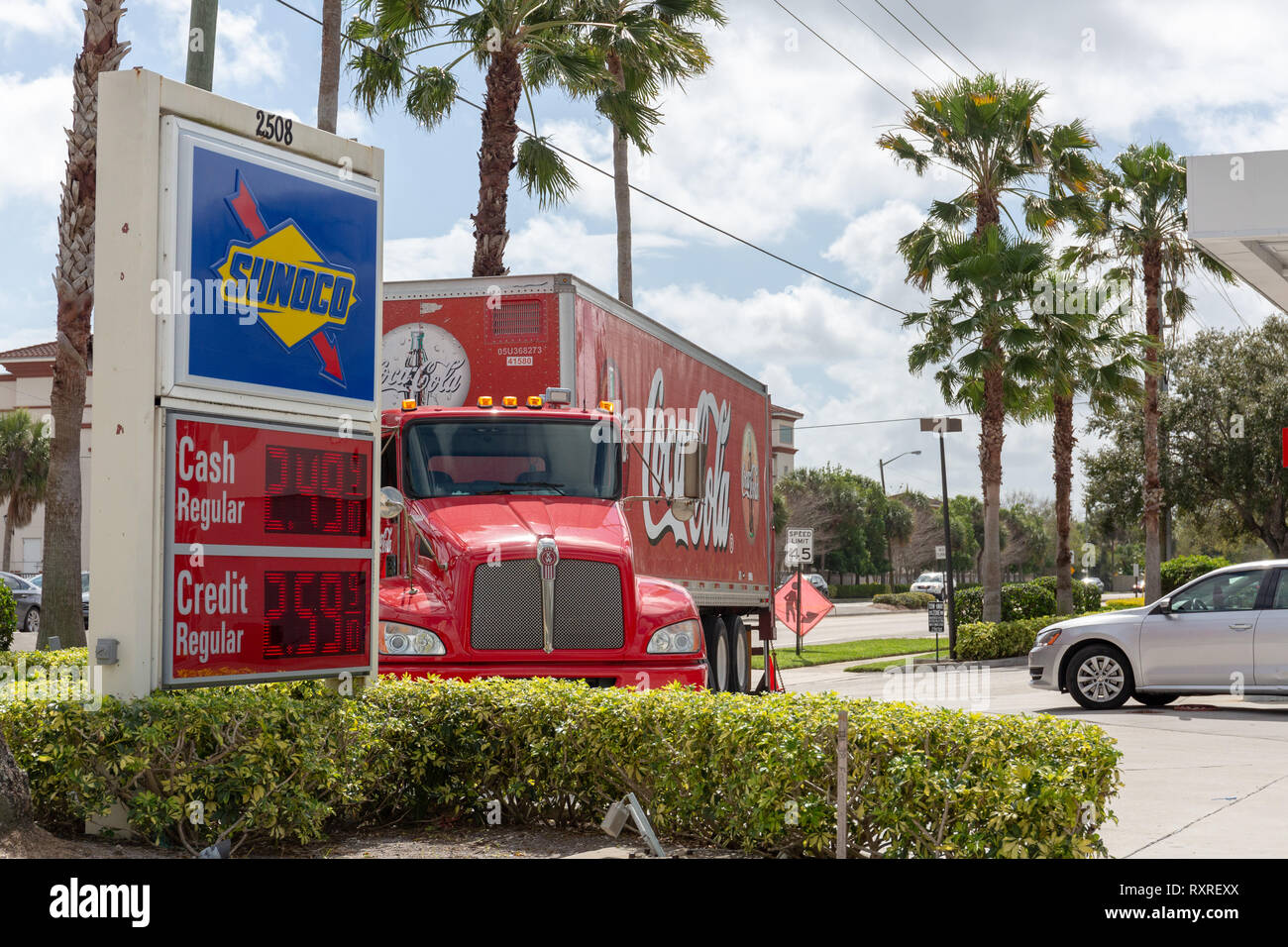 Sunoco gas station florida usa hi-res stock photography and images - Alamy